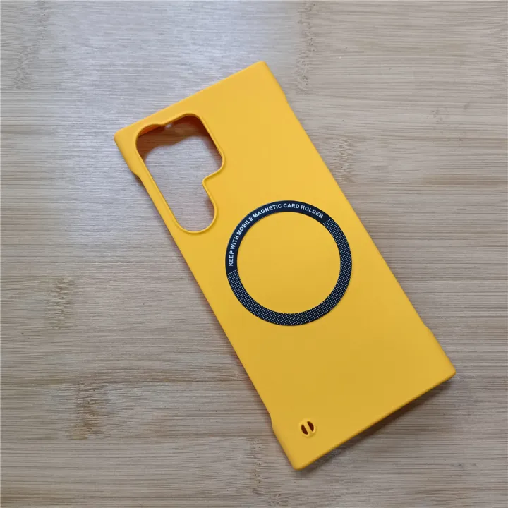 Ultra Thin Frameless Magnetic For Magsafe Samsung S24 S23 S22 S21 S20 ...