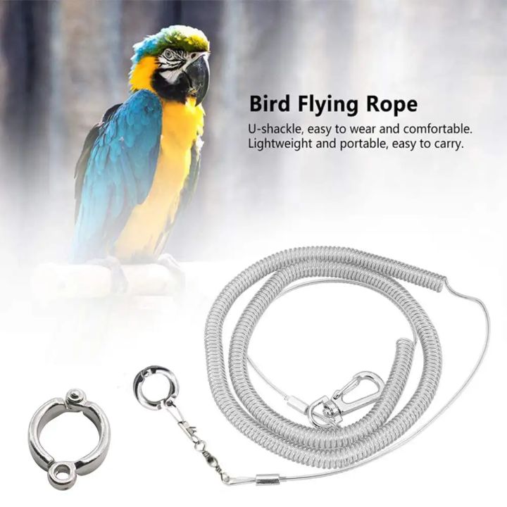 3M/5M Parrot Bird Flying Training Leash Ultra-light Flexible Rope Anti ...