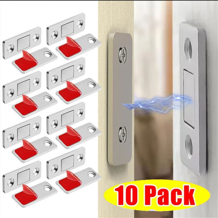 Magnetic Cabinet Catches Ultra Thin Door Strong Magnets Stopper ...
