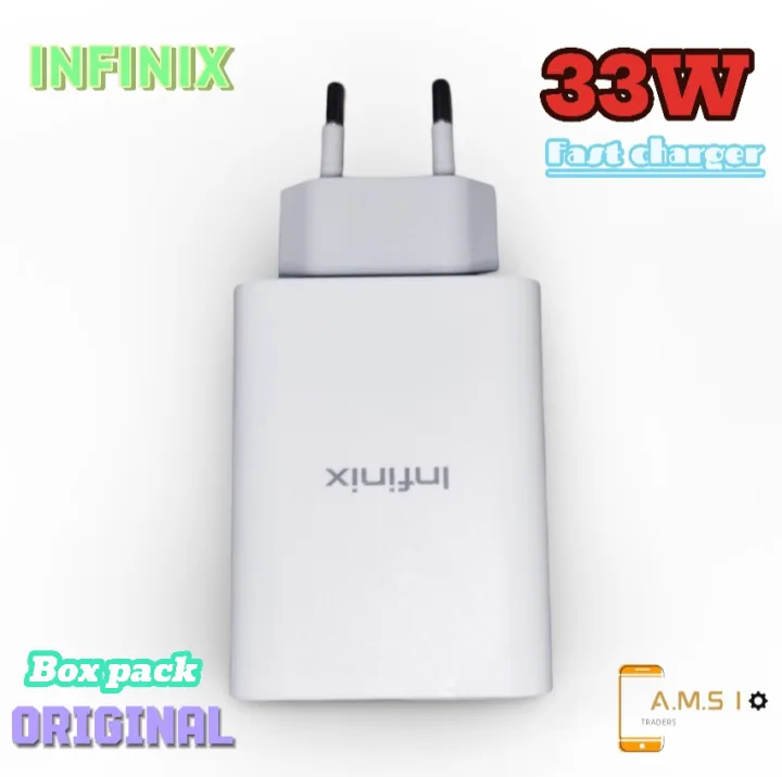 INFINIX 33W ORIGINAL BOX PACK CHARGER | Daraz.pk