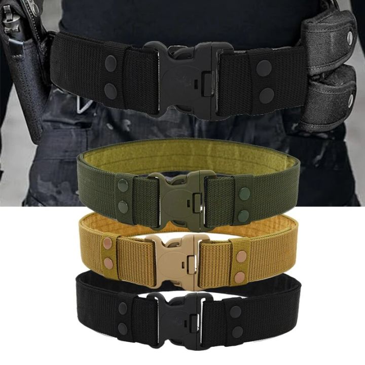 Quick Release Tactical Belt - Men's Military Style Combat Belt ...