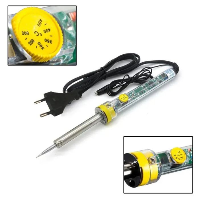 60W Adjustable Temperature control Soldering Iron 200-450 ℃ | Daraz.pk