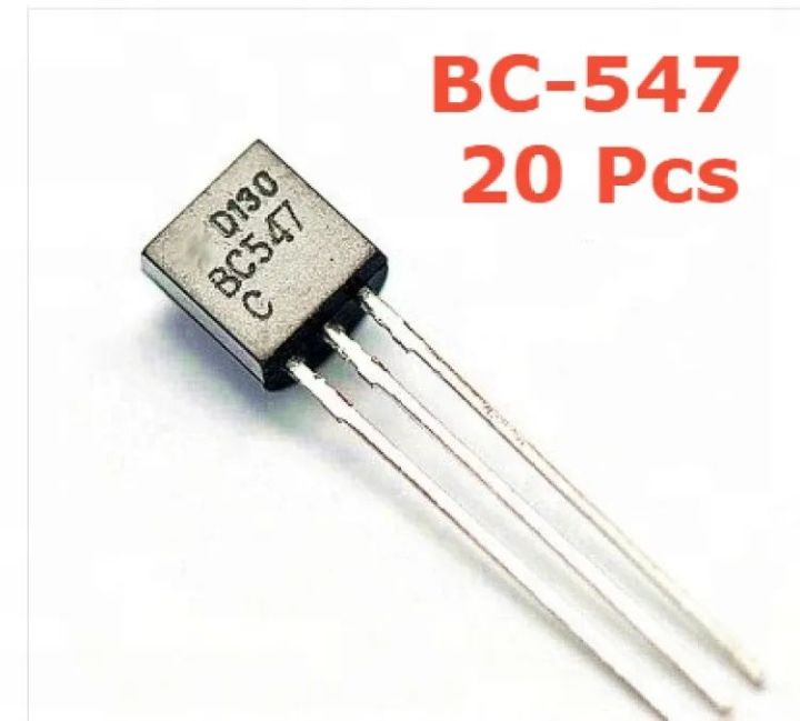 BC547 NPN transistor-20 pcs | Daraz.com.bd