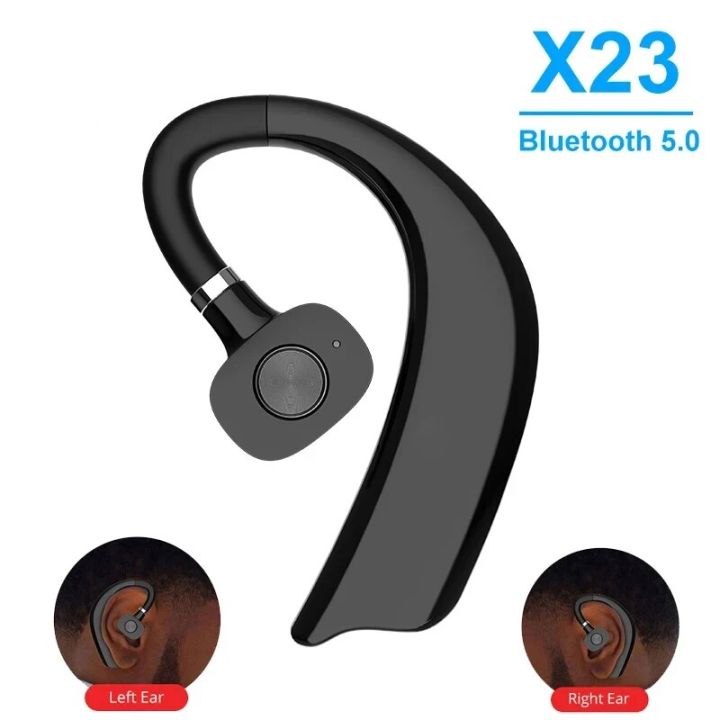 X23 Wireless Earphones One Ear Bluetooth Headphones TWS In Ear EarHooks ...