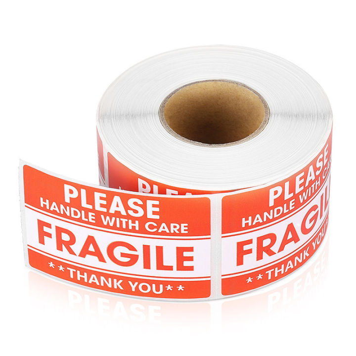 100PCS Fragile Stickers The Goods Please Handle With Care Warning ...