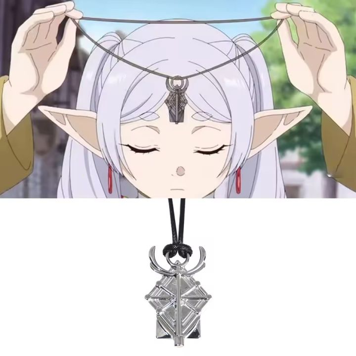 Anime Frieren: Beyond Journey's End Necklace Frieren At The Funeral ...