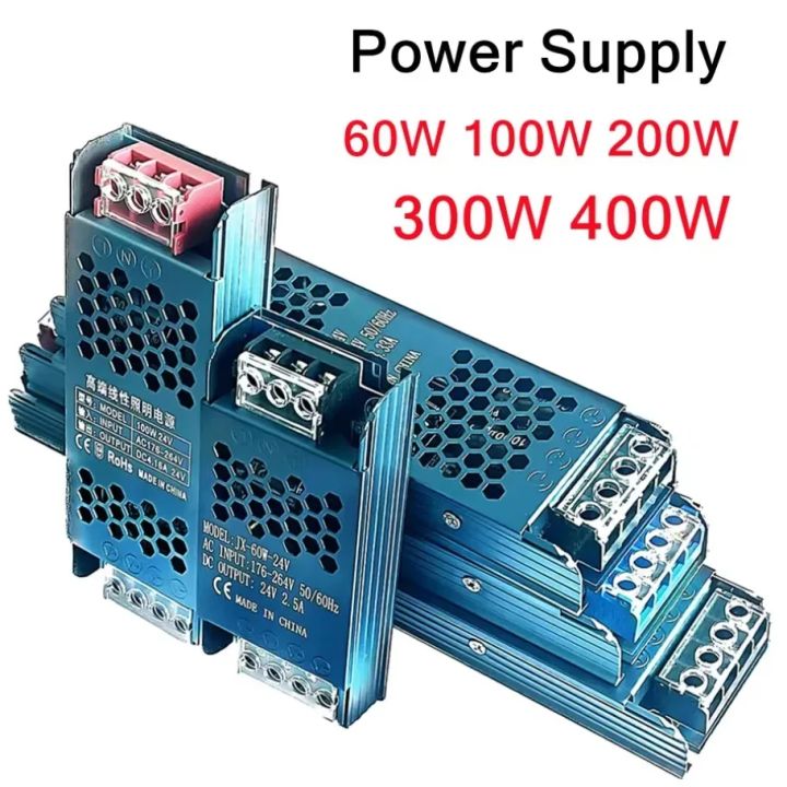 DC 12V/24V Power Supply Adapter 60W 100W 200W 300W 400W Lighting ...