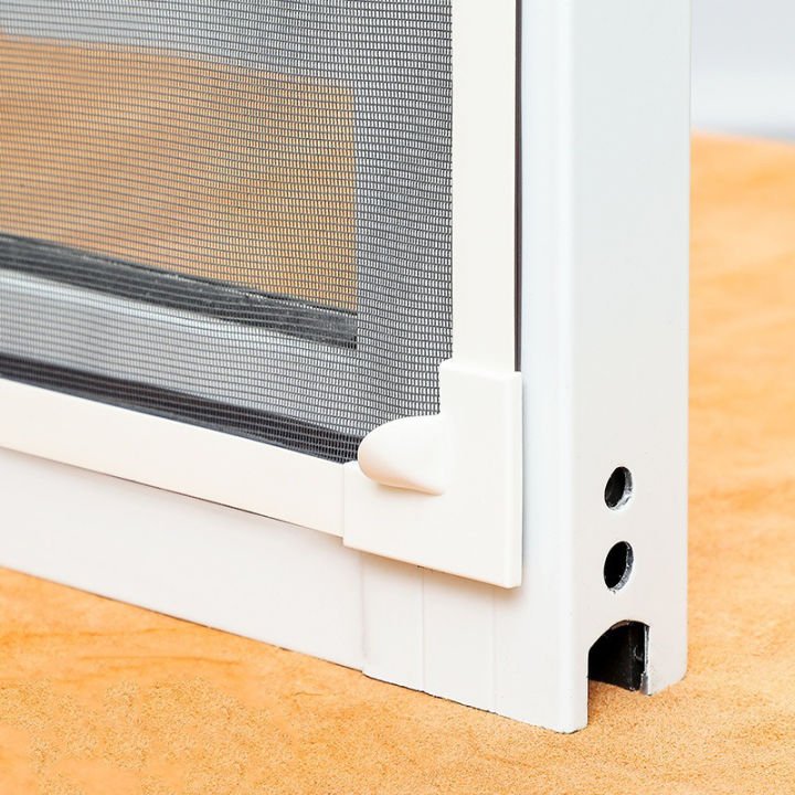 magnetic screen door mosquito net Magnetic Window Screen Tulle Mesh ...