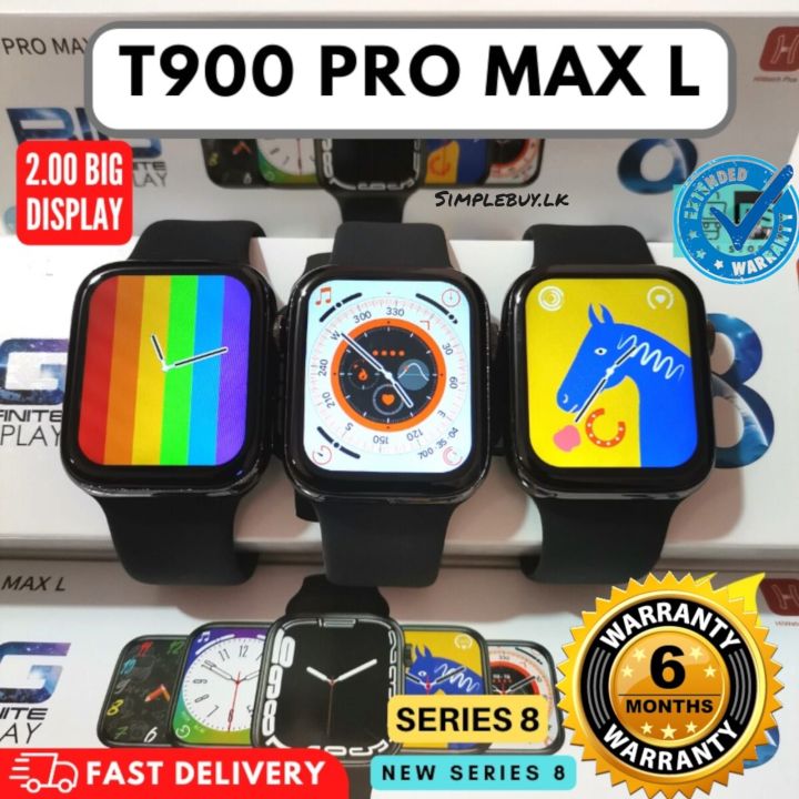 Smart Watch T900 Pro Max L Series8 Watch8 Fitness Tracker IWO7 Smartwatch T900pro Max L Series 8 ...