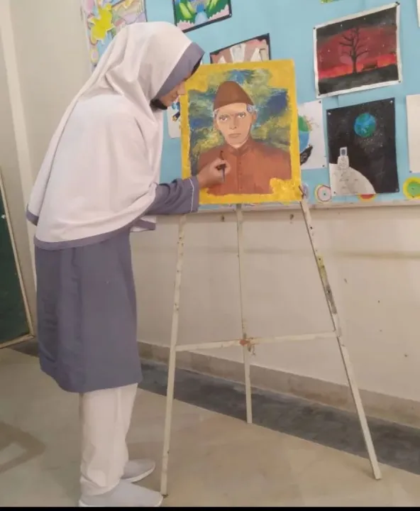 the founder of Pakistan painting | Daraz.pk