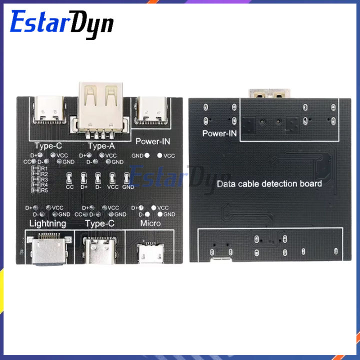 Estardyn DT3 Data Cable Detection Board Type-C Micro USB C Cable Tester ...