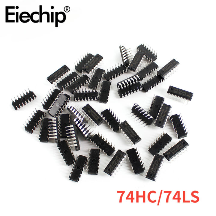 50PCS Integrated Circuit Logic IC 74HC/ 74LS DIP-14 5 values IC Chip ...