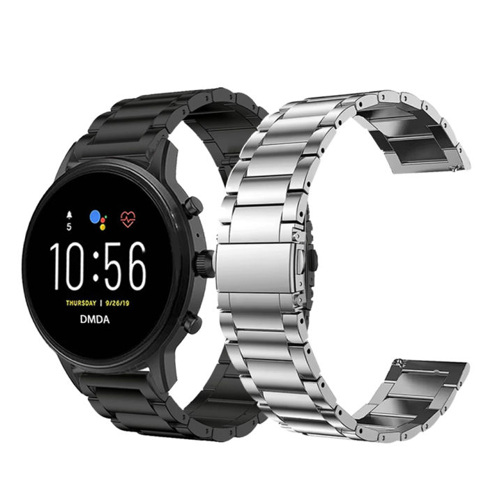 Titanium Metal Watchband Strap For Fossil Band GEN 6 5 5E 44mm GEN 5 ...