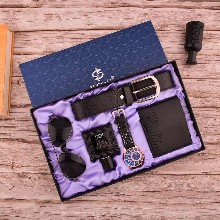 TOP Man's gift set birthday Perfume fashion Men's Watch Sunglasses ...