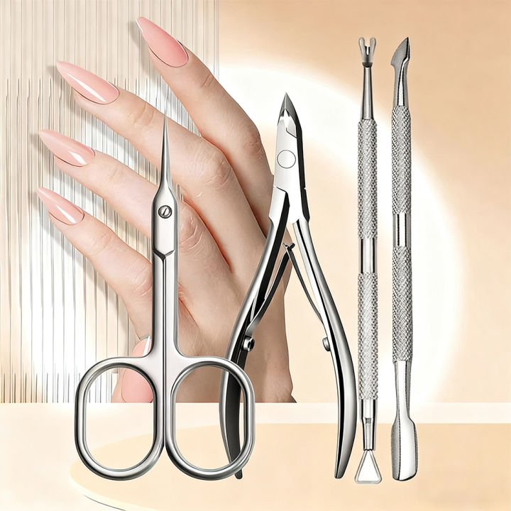 Nail Professional Stainless Steel Nail Cutter Scissor Nippers Muti ...