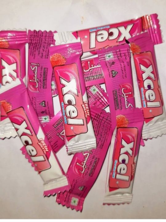Xcel Chewing Gum Strawberry Flavor | Daraz.com.bd