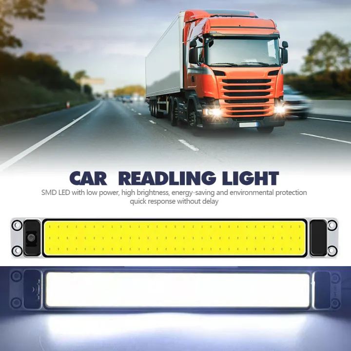 LED 12-24V Car Reading LED Night Strip Light Interior Light Ceiling ...