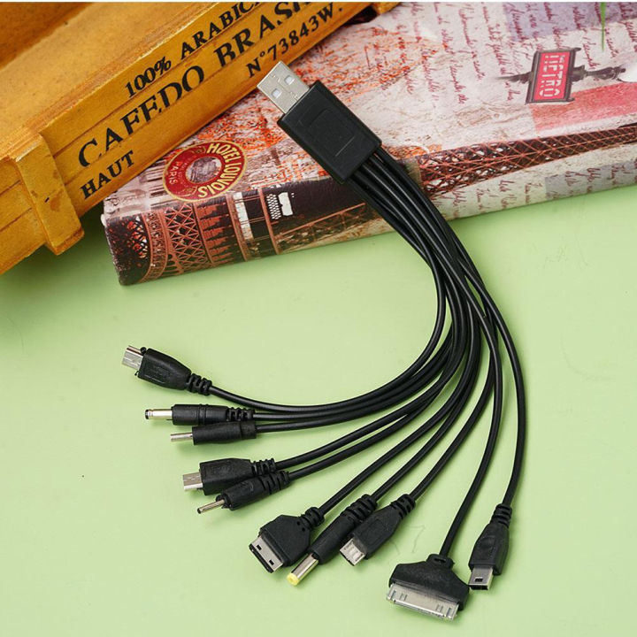 Universal 10 in 1 Multifunction Multi Pin Charger Cable USB Adapter ...