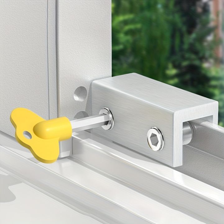 Sliding Sash Stopper Cabinet Locks Straps Doors Security Anti-theft ...