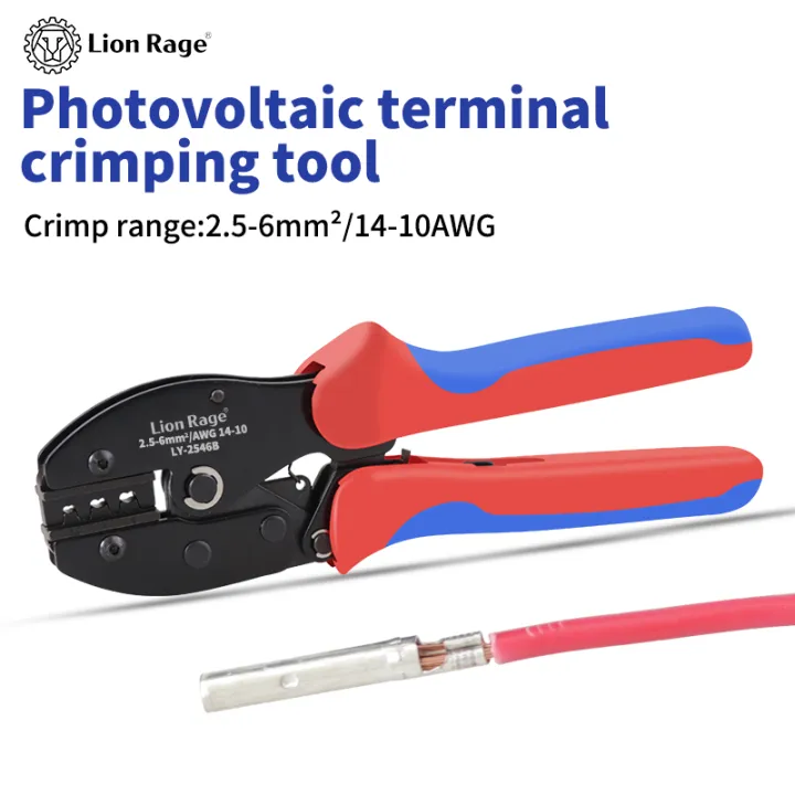Solar photovoltaic tool MC4 terminal crimping pliers LY-2546B solar ...
