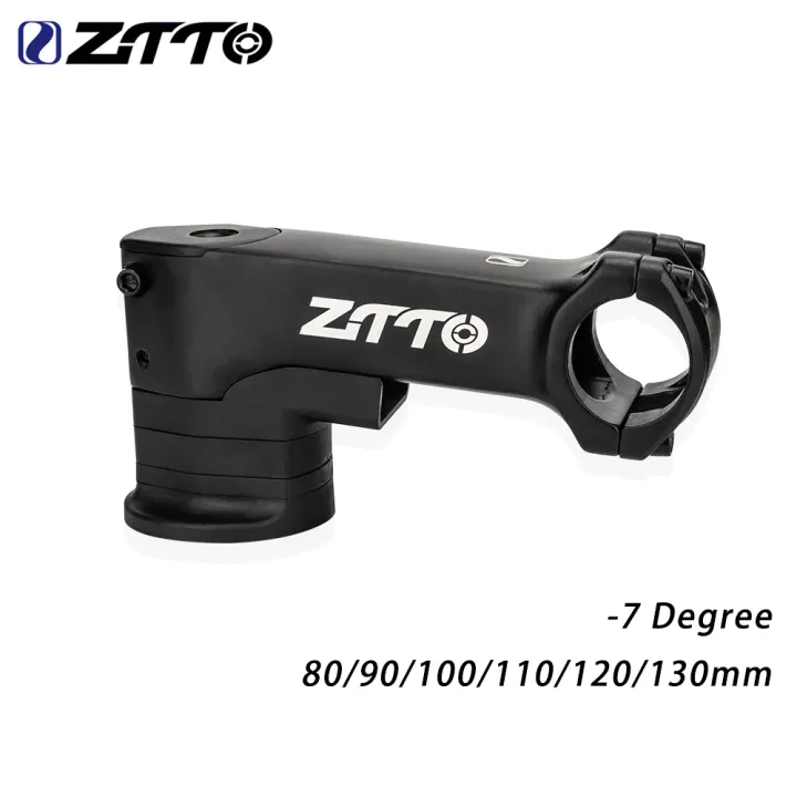 ZTTO Bicycle Internal Cable Routing Stem -7 degree Stem Riser 31.8x80 ...