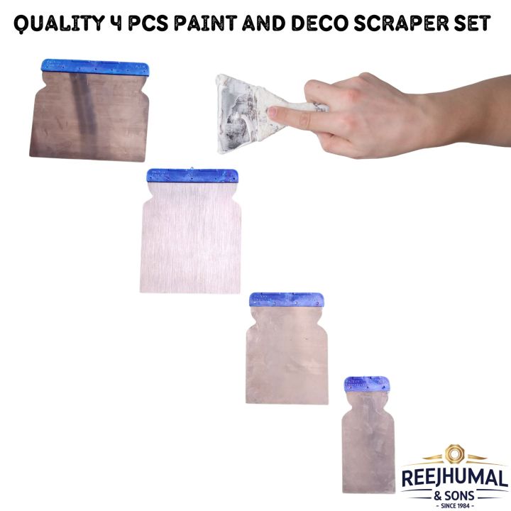 Bring professional finishing to your projects with this 4-Piece Putty ...