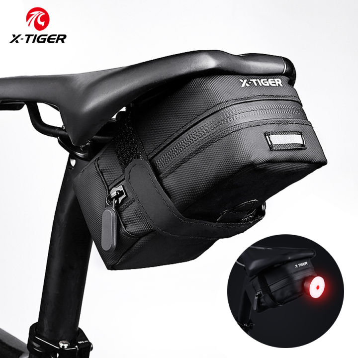 X-TIGER Mini Bicycle Saddle Bag 0.7L Portable Rainproof Tail Bag MTB ...
