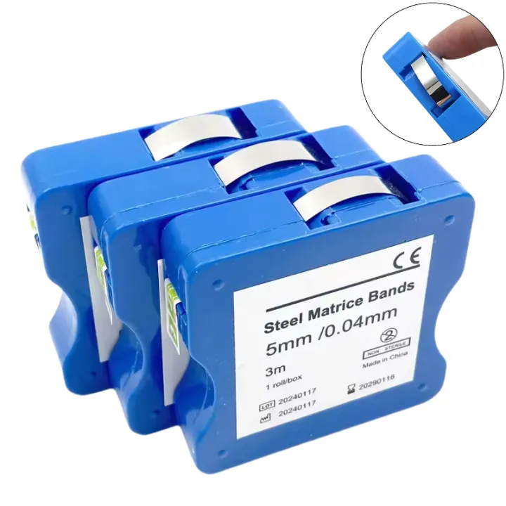 3mDental Stainless Steel Matrice Bands Dental Matrix Strips Matrice ...