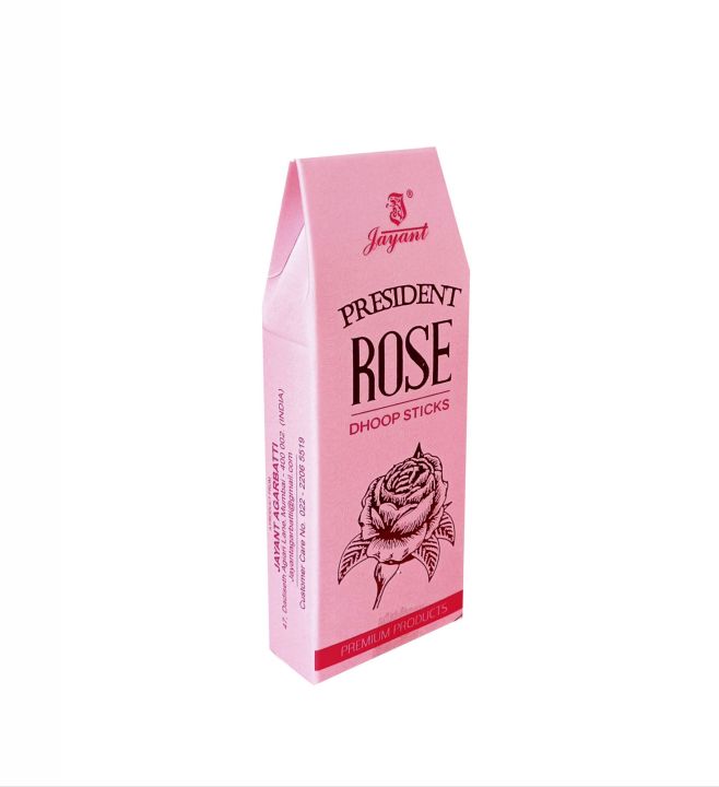 Jayant President Rose Premium Aromatic Dhoop Sticks Agarbatti | | Daraz ...