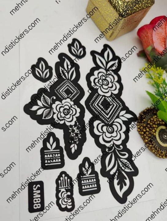 New mehndi design mehndi sticker for girls 34 | Daraz.pk