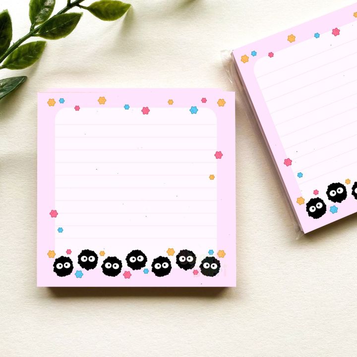 50 pcs NotePad Cute Sprite Kawaii Sticky Notes Stationery | Daraz.lk