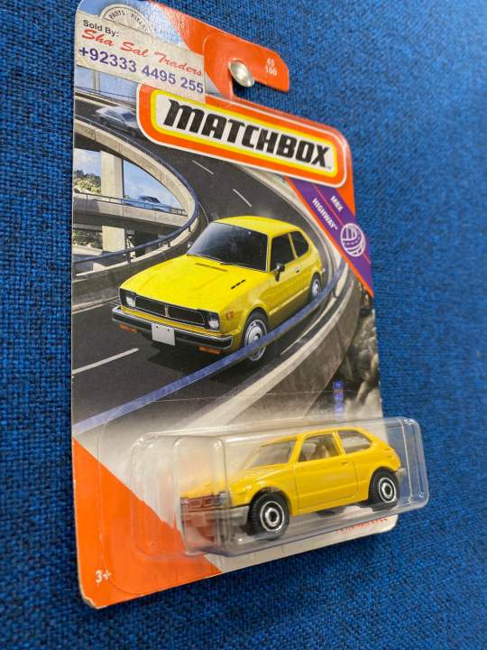 Matchbox 76’ Honda CVCC Diecast Metal Car Toy FOR KIDS & Collectors 45/ ...