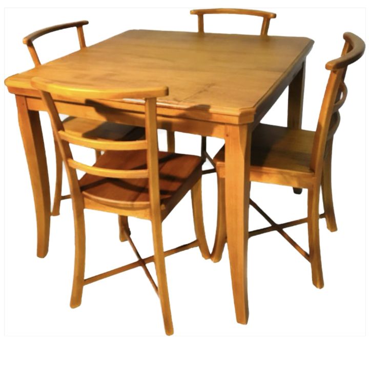 3x3 Dinning table with 4 chairs | Daraz.lk