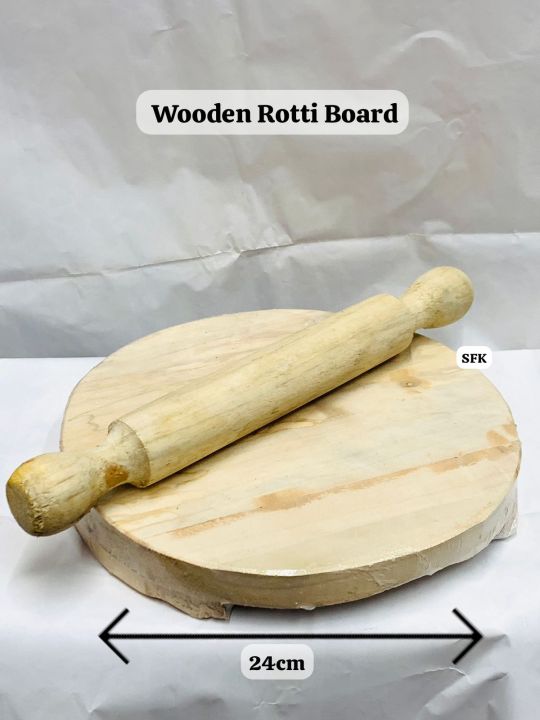 Handmade Wooden Roti Rolling Board / Capati Maker / Roti Maker / Puri ...