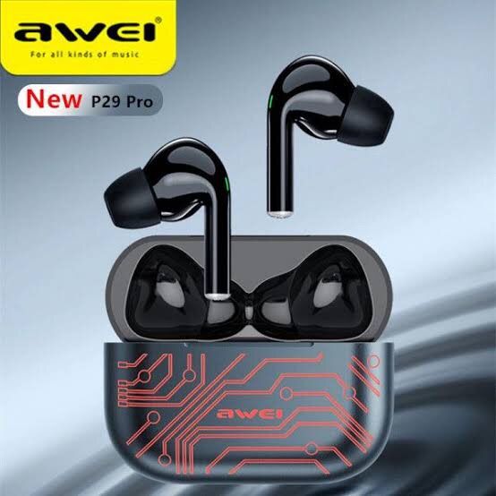 Awei T29 pro true wireless Bluetooth games earbuds with RGB color ...