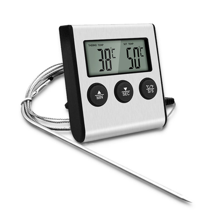 Digital Kitchen Cooking Thermometer Meat Food Temperature for Oven BBQ ...