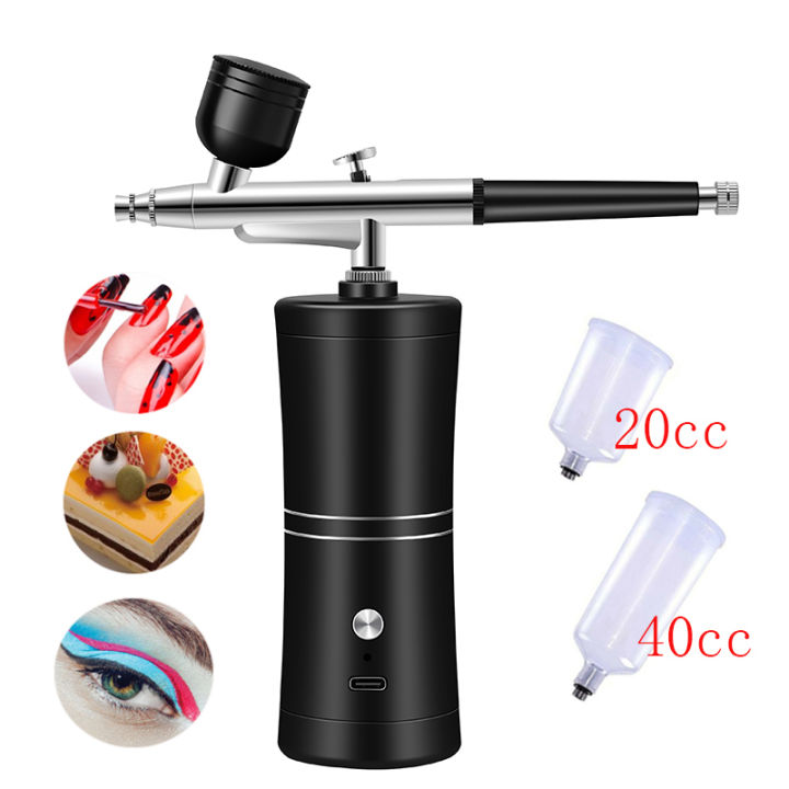 Multi-Purpose Cordless Mini Airbrush Set Spray Pump Gen Pen Air ...