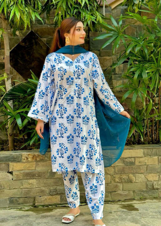 Samar's Fashion Trendy Stitched New Arrival Elegant Floral Printed 2pc ...