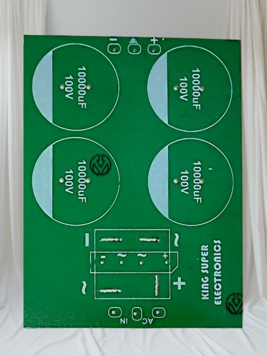 4 capacitor DC filtering circuit board made by fiber board. | Daraz.com.bd 4 capacitor DC filtering circuit board made by fiber board. | Daraz.com.bd