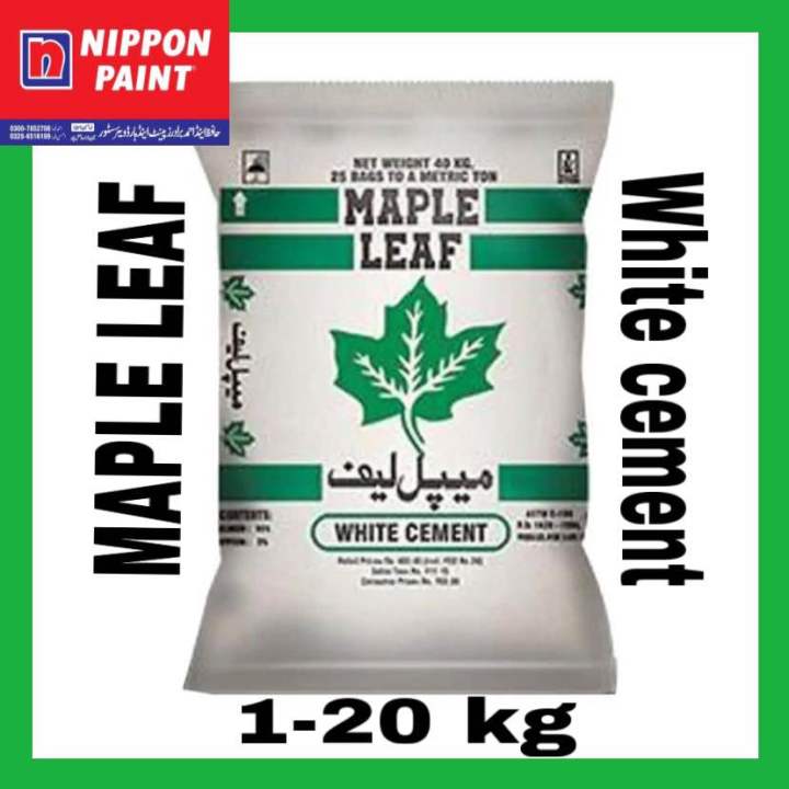 MAPLE LEAF white cement for painting and other purpose 1-20kg | Daraz.pk