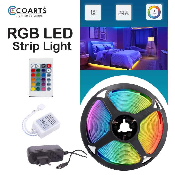 RGB LED Strip Light, Color Changing RGB LED Light Strips, LED Strips ...