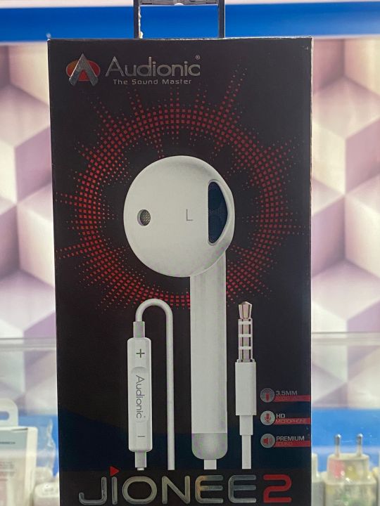 AUDIONIC JIONEE 2 EXTRA BASS HD MICROPHONE PREMIUM SOUND 3.5MM JACK ...