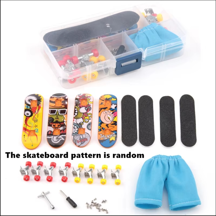 Finger Skateboard Plastic Mini Finger Skating Board Deck Table Sport ...