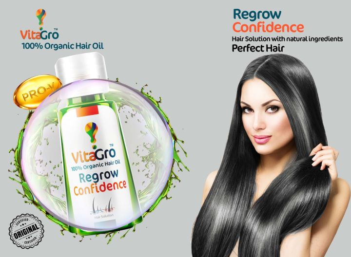Vita Gro Hair Growth Oil – Natural Solution for Hair Loss, Thinning ...