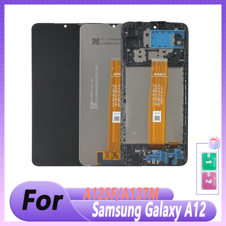 Tested A12 LCD For Samsung Galaxy A12 LCD Display Touch Screen ...