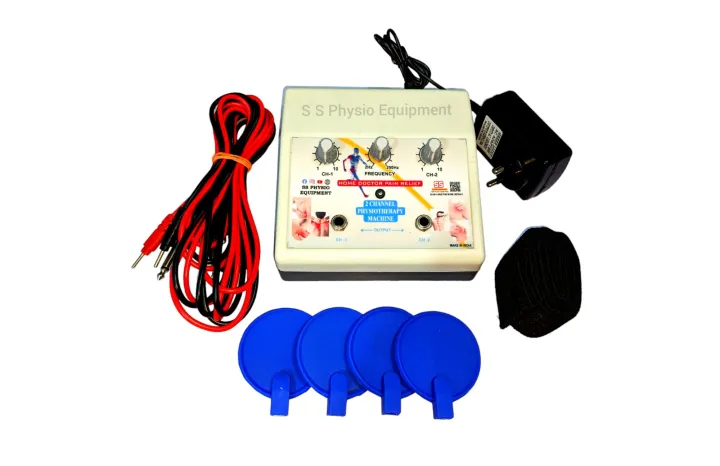 rechargeable pain relief tens therapy machine 4 pads mini tens therapy ...