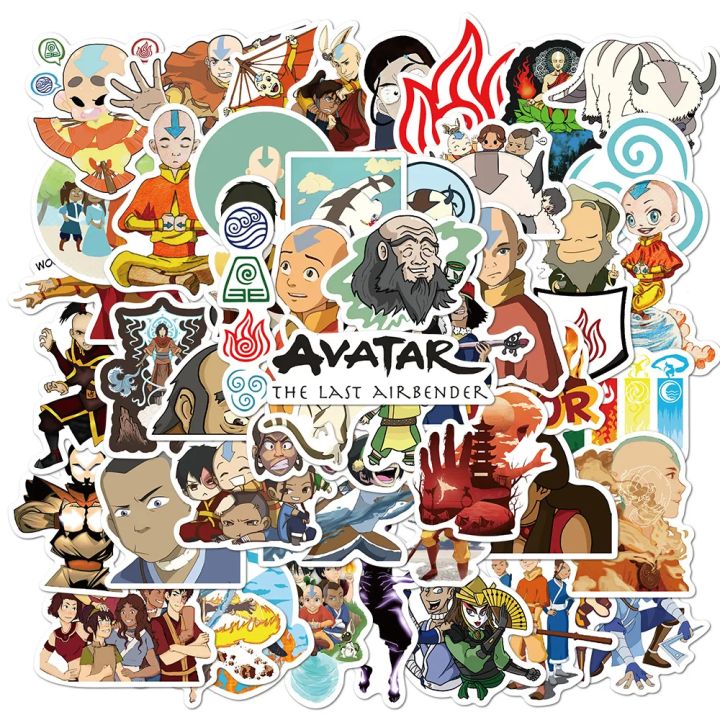 100Pcs Avatar The Last Airbender Stickers Appa DIY Stickers ...