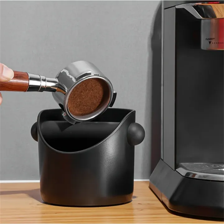 Shock-Absorbent Coffee Knock Box Anti-slip Espresso Dump Bin For Coffee ...