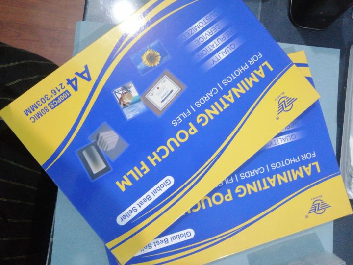 Laminating Pouch A4 - 100sheet | Daraz.lk
