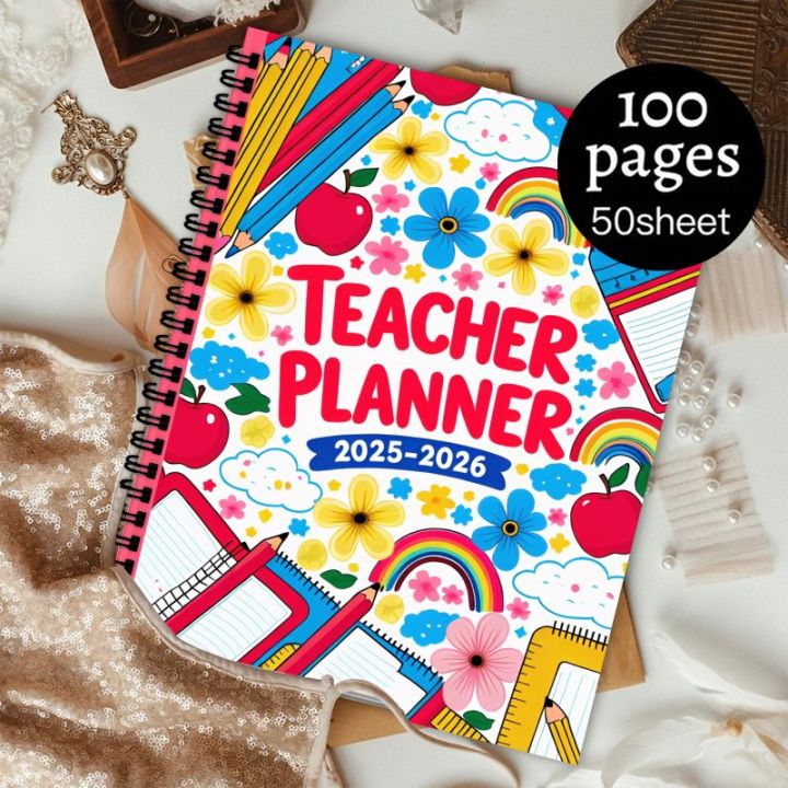 2025-2026 Teacher plan book, monthly and weekly to-do lists, and daily ...